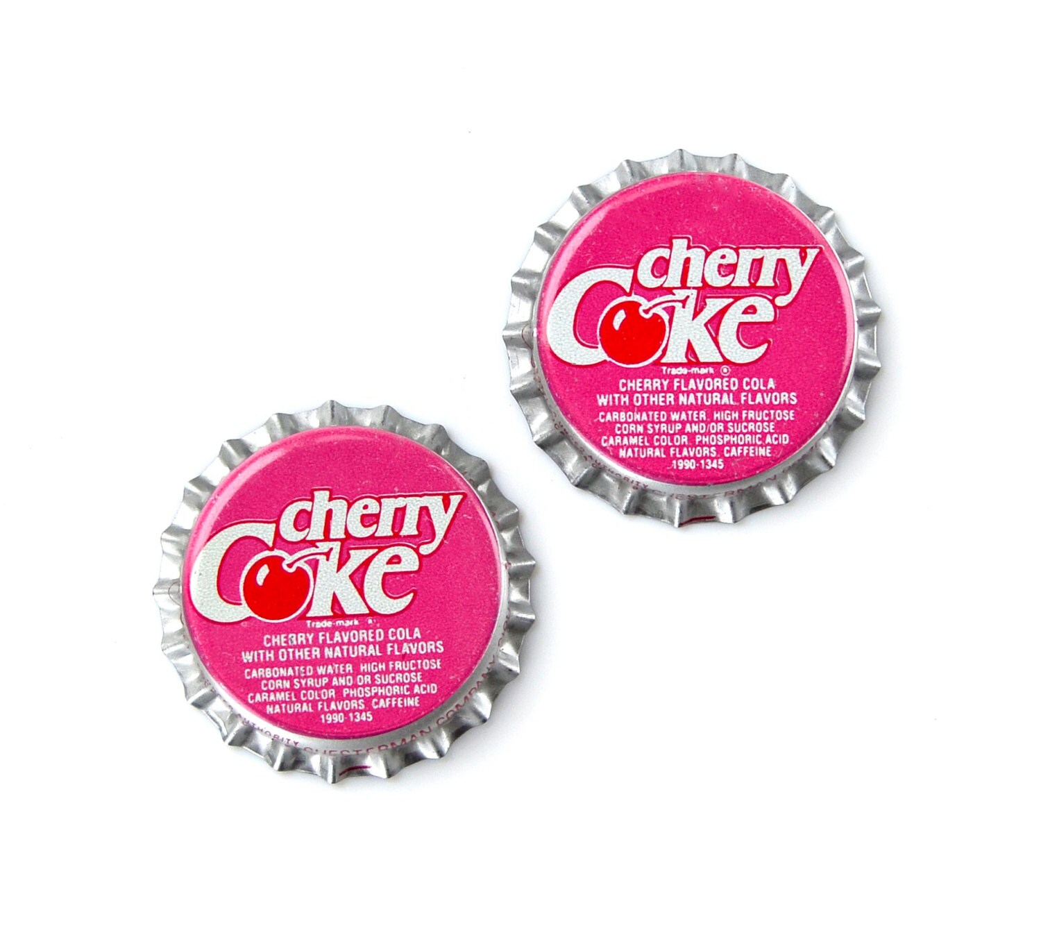 Cherry Coke R Bottle Cap Cufflinks Express Yourself - Etsy