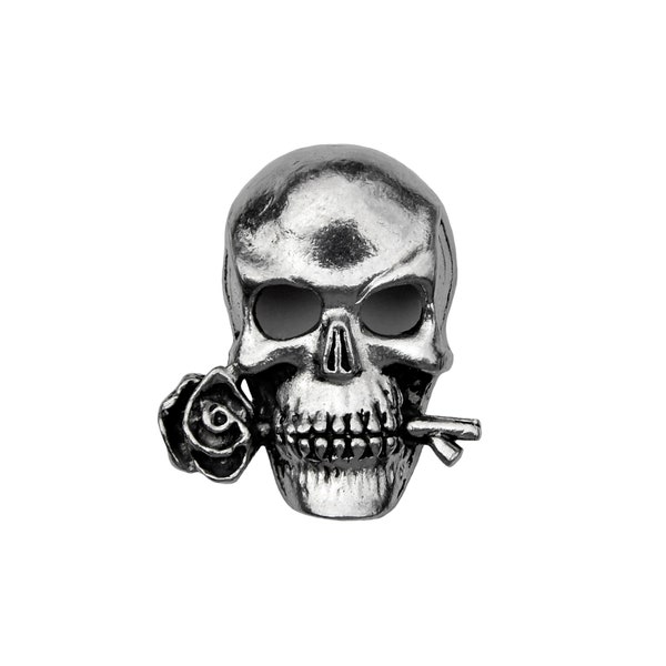 Skull Lapel Pin - Etsy
