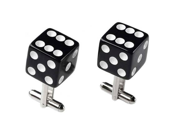 Customizable Black Dice Cufflinks Choose Your Numbers | Etsy
