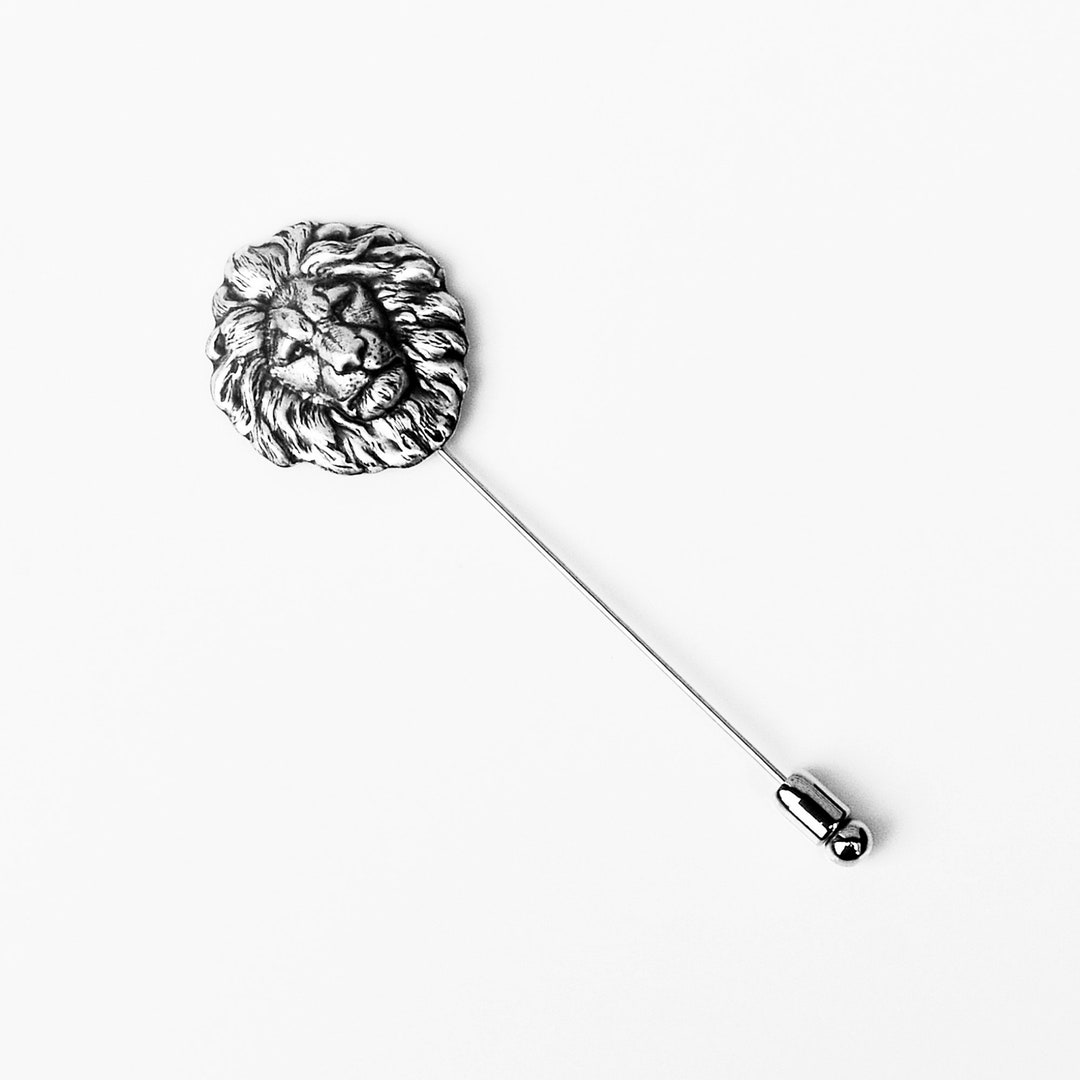 Lion Stick Pin Express Yourself - Etsy
