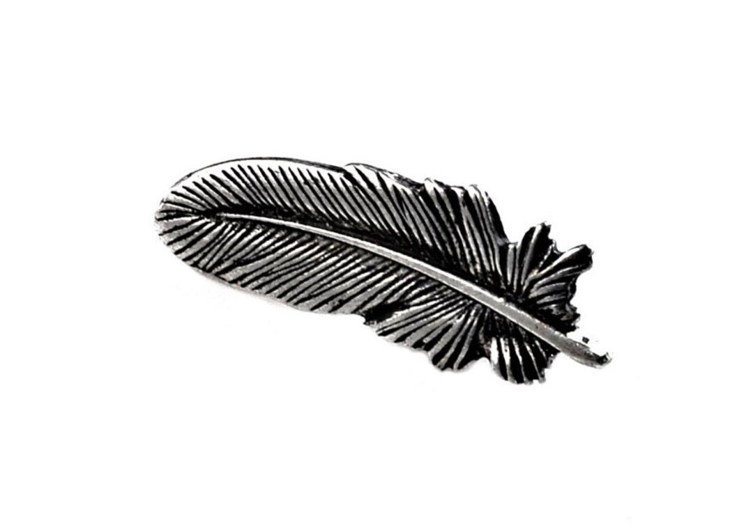 Feather Lapel Pin Express Yourself - Etsy