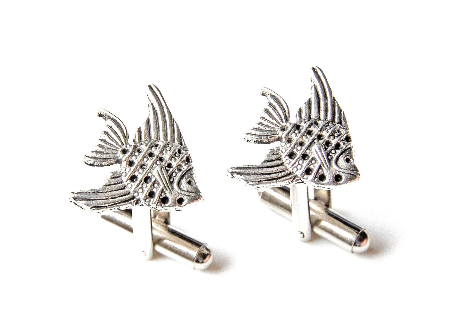 Exotic Fish Cufflinks Express Yourself - Etsy
