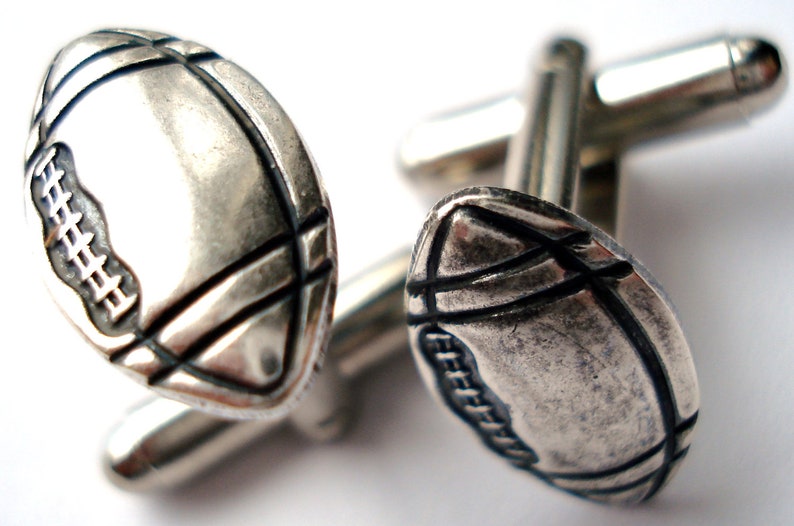 Football Cufflinks Express Yourself - Etsy