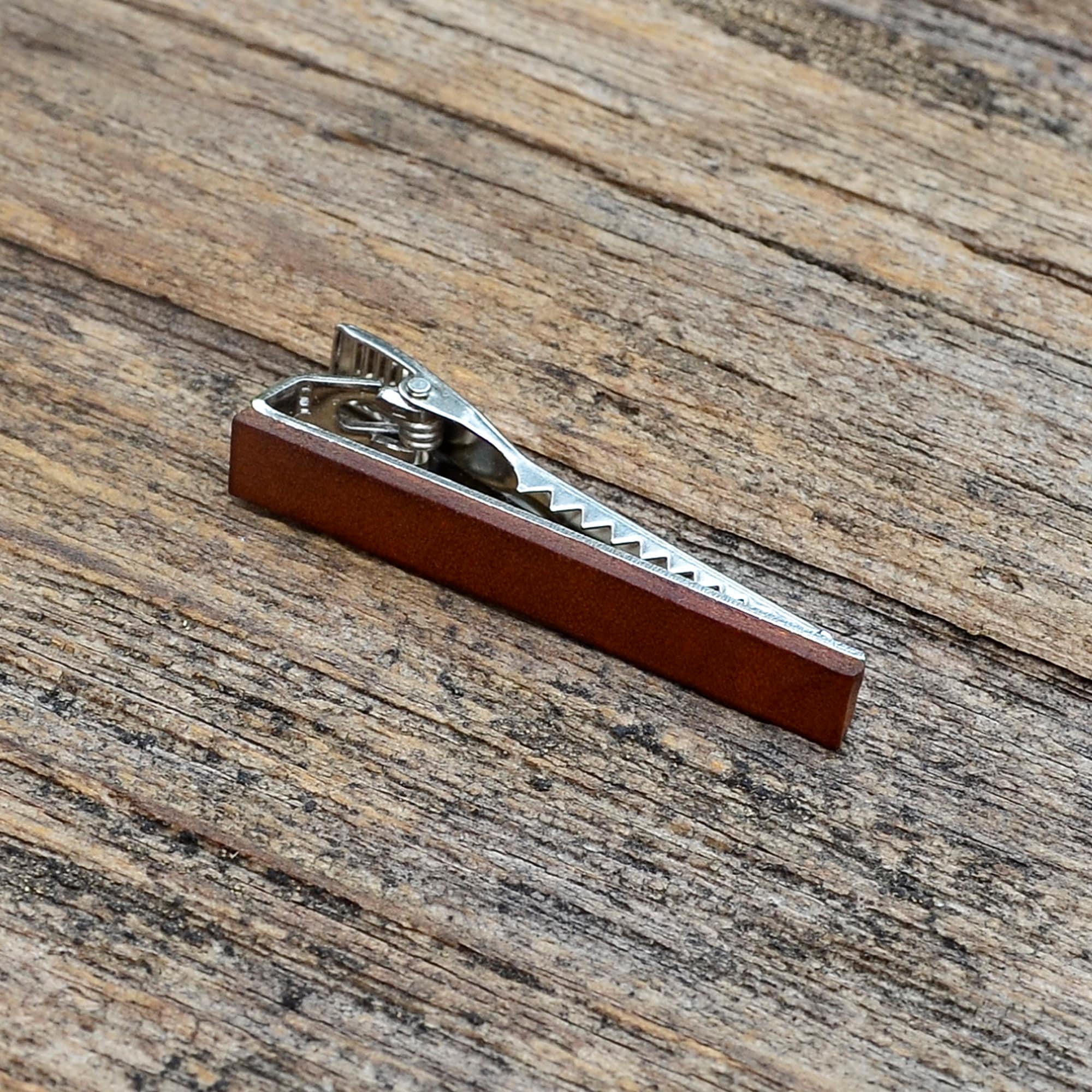 Customizable Leather Tie Clip 23 Color Choices Huge | Etsy