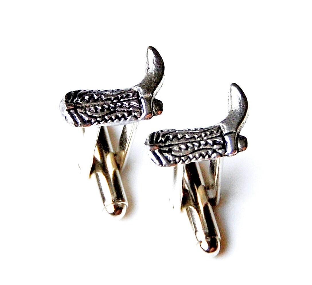 Cowboy Boots Cufflinks Express Yourself - Etsy