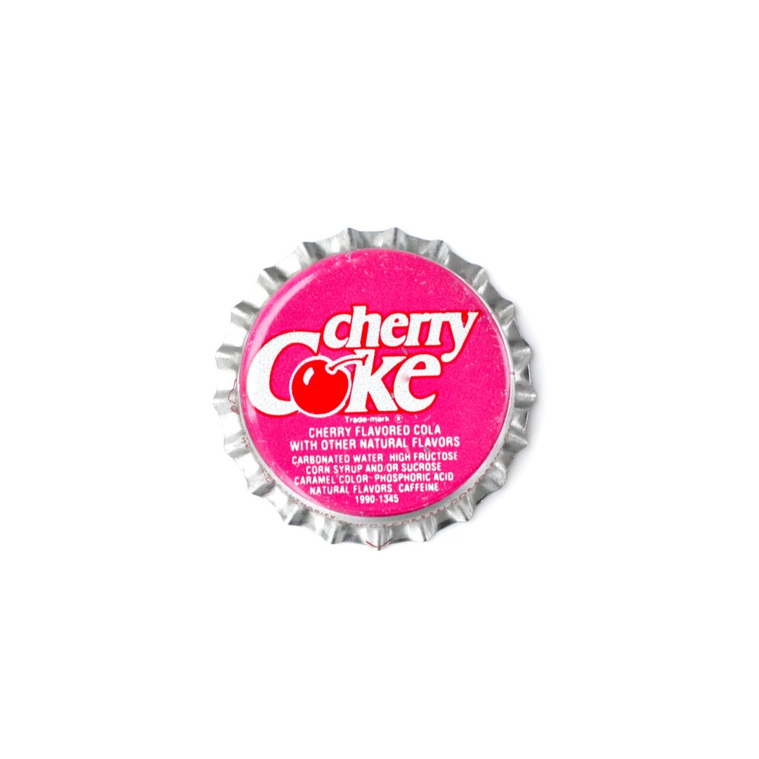 Cherry Coke R Bottle Cap Lapel Pin Express Yourself - Etsy
