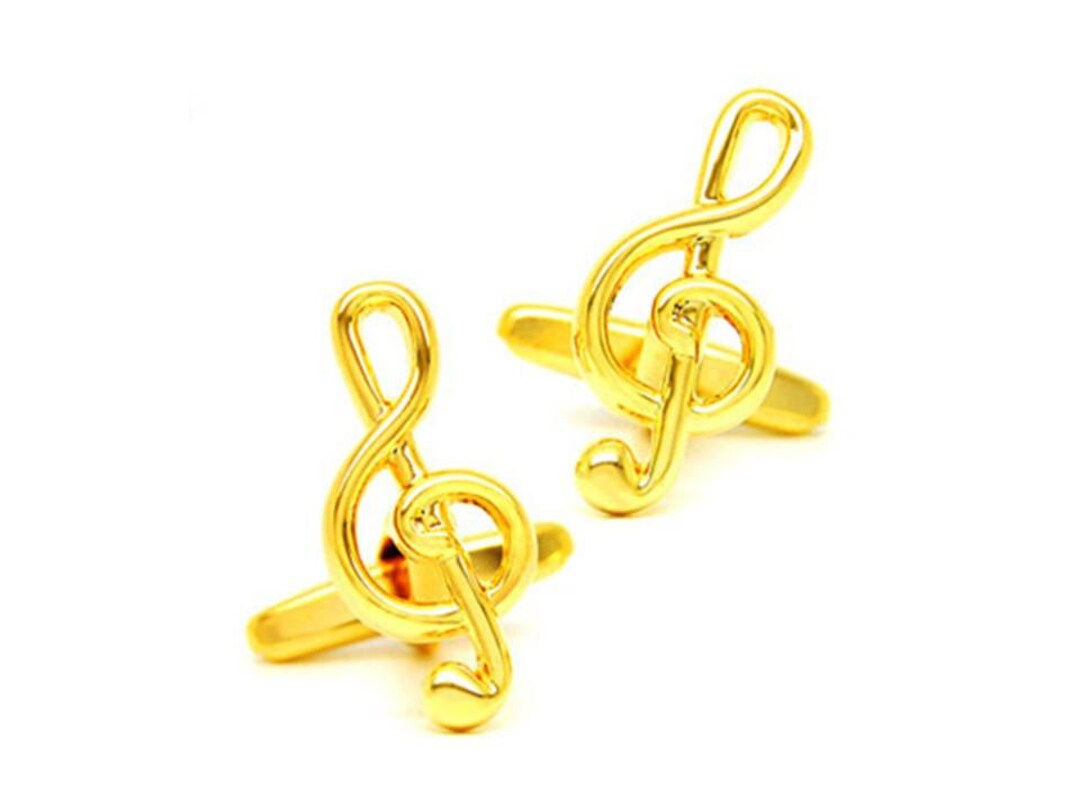 Music Note Treble Clef Cufflinks Express Yourself - Etsy