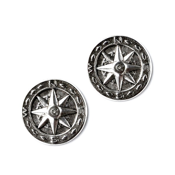 Compass Cufflinks - Etsy UK