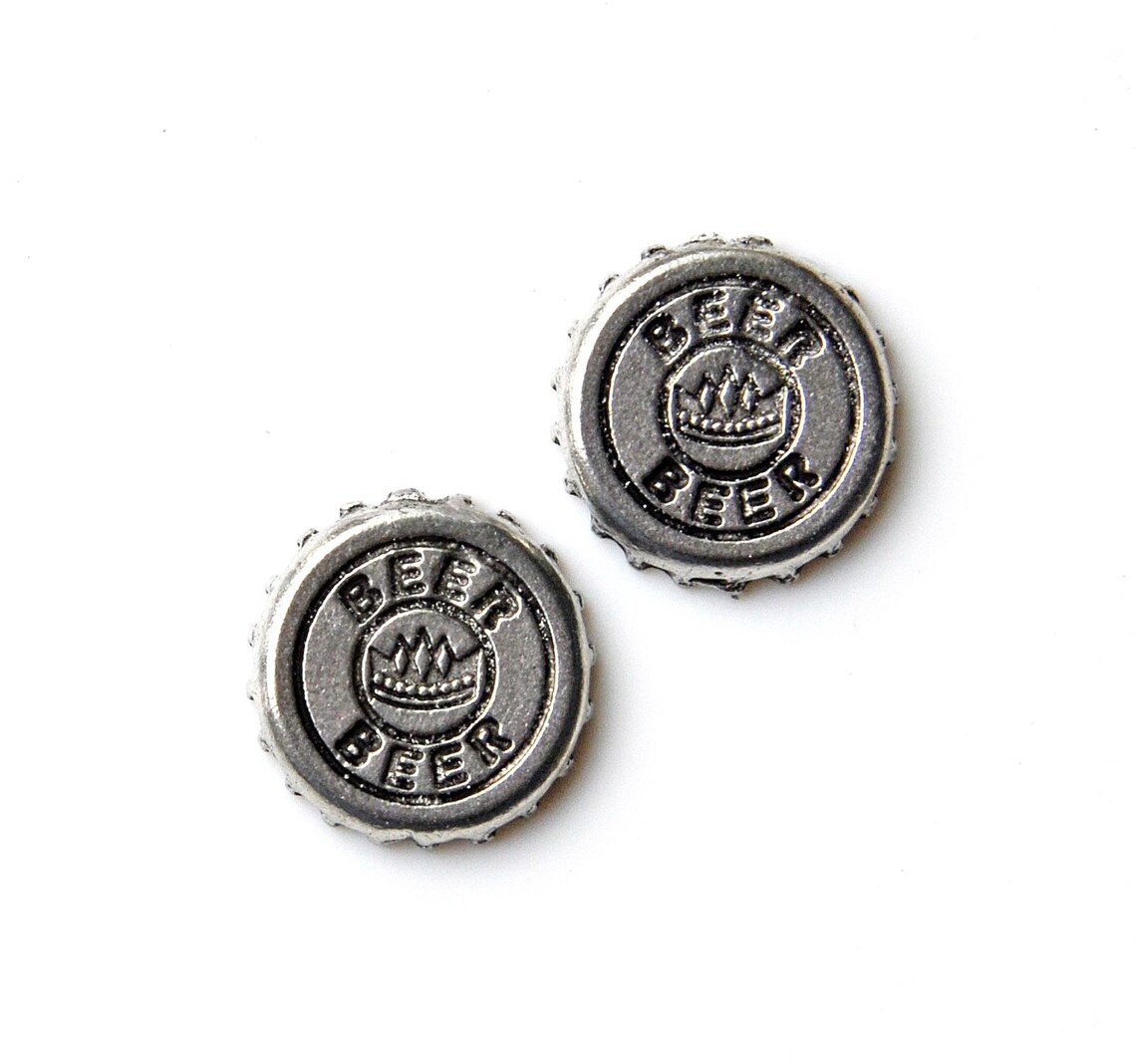 Beer Cap Cufflinks Express Yourself - Etsy