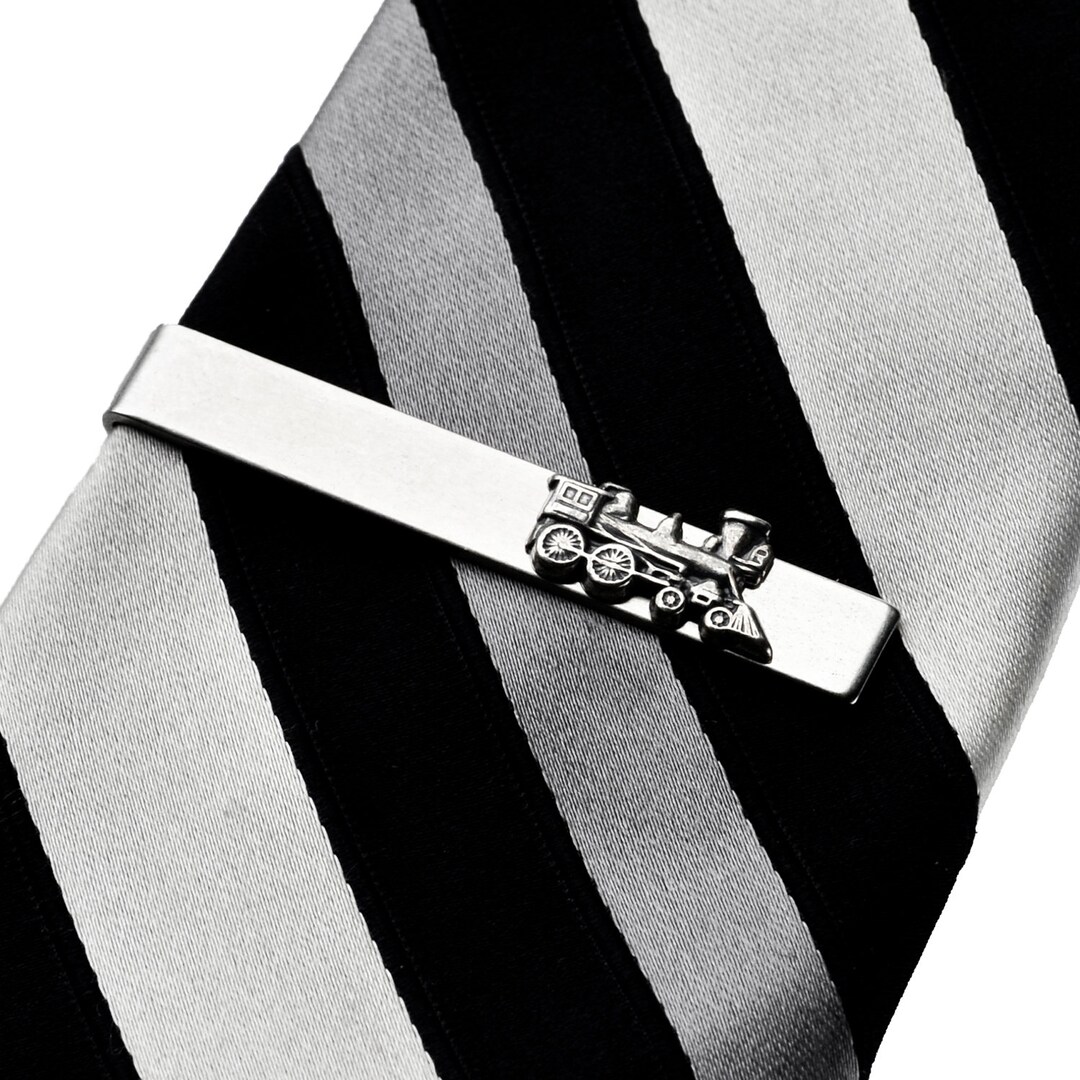 Train Tie Clip Express Yourself - Etsy