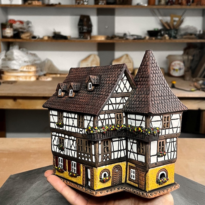 German Ceramic House - Etsy