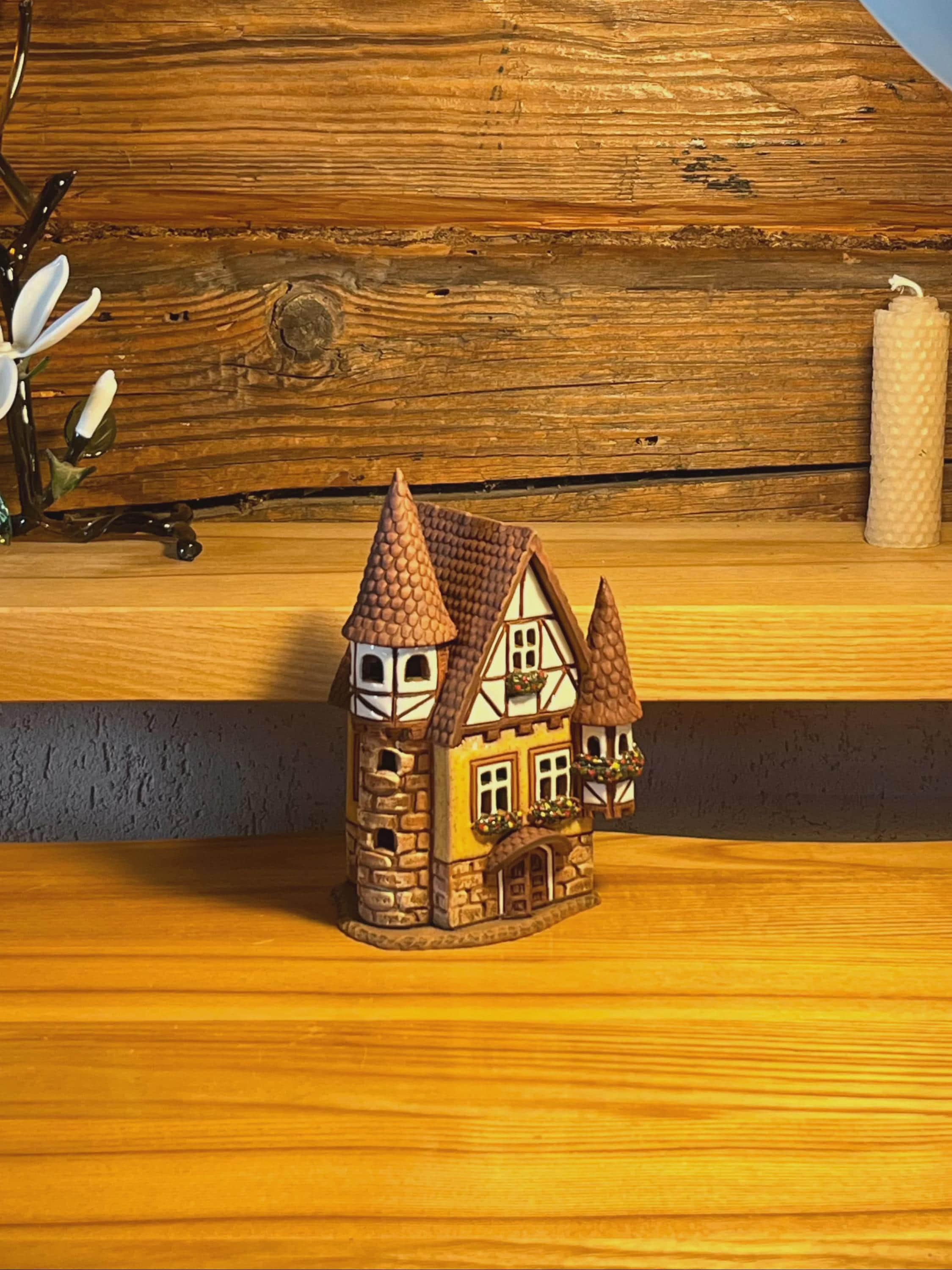 Handmade Tiny House – Candle Holder Essential Oil Diffuser Gift - Etsy