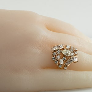 Diamond Ring, 14K Gold Guard Cage Set, Engagement Wedding - Etsy