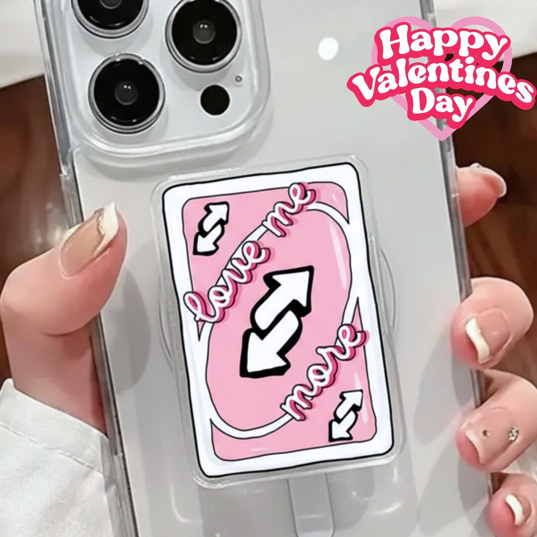 Love Me More Magsafe Phone Grip: Cute Magnetic Griptok for Couples ...