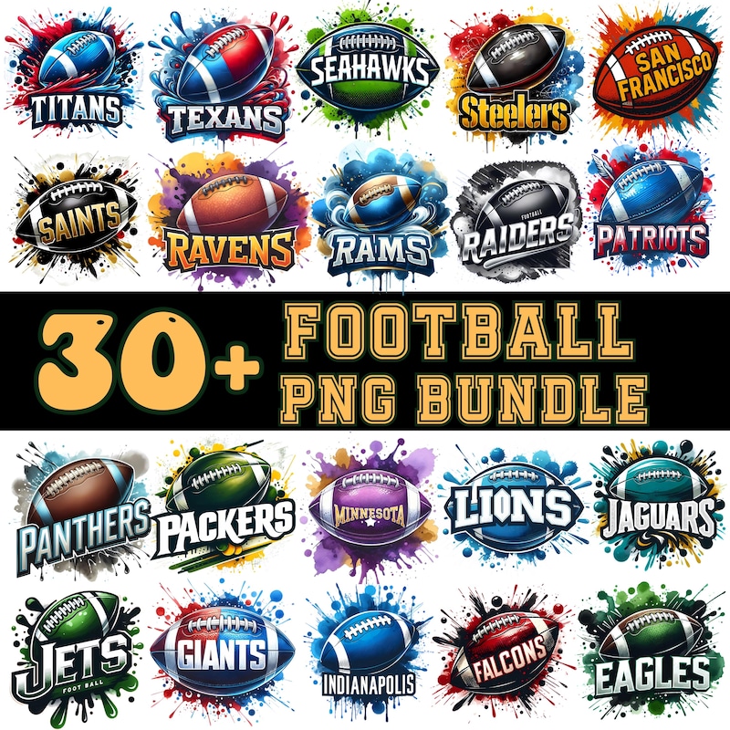 Nfl Sports Team Keychain - Etsy UK