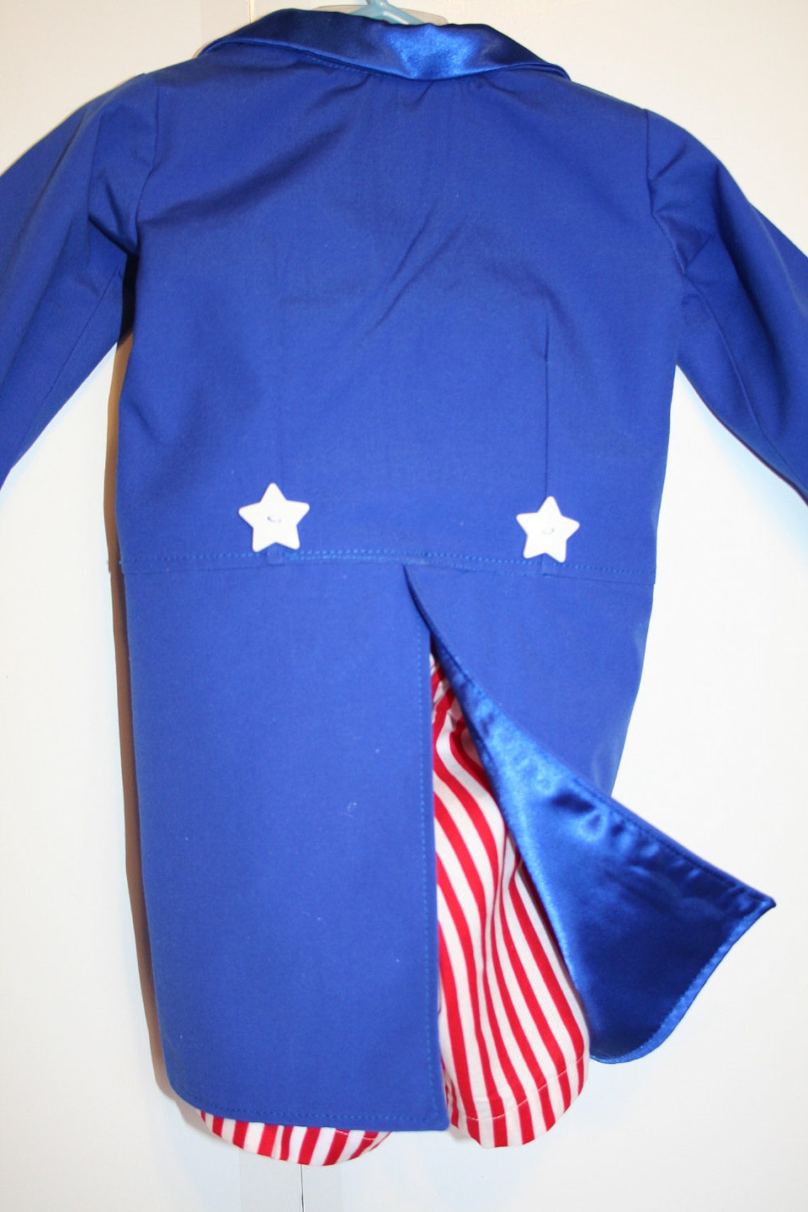 Uncle Sam Tuxedo Jacket with Tails AND SHORTS Fully Lined in | Etsy