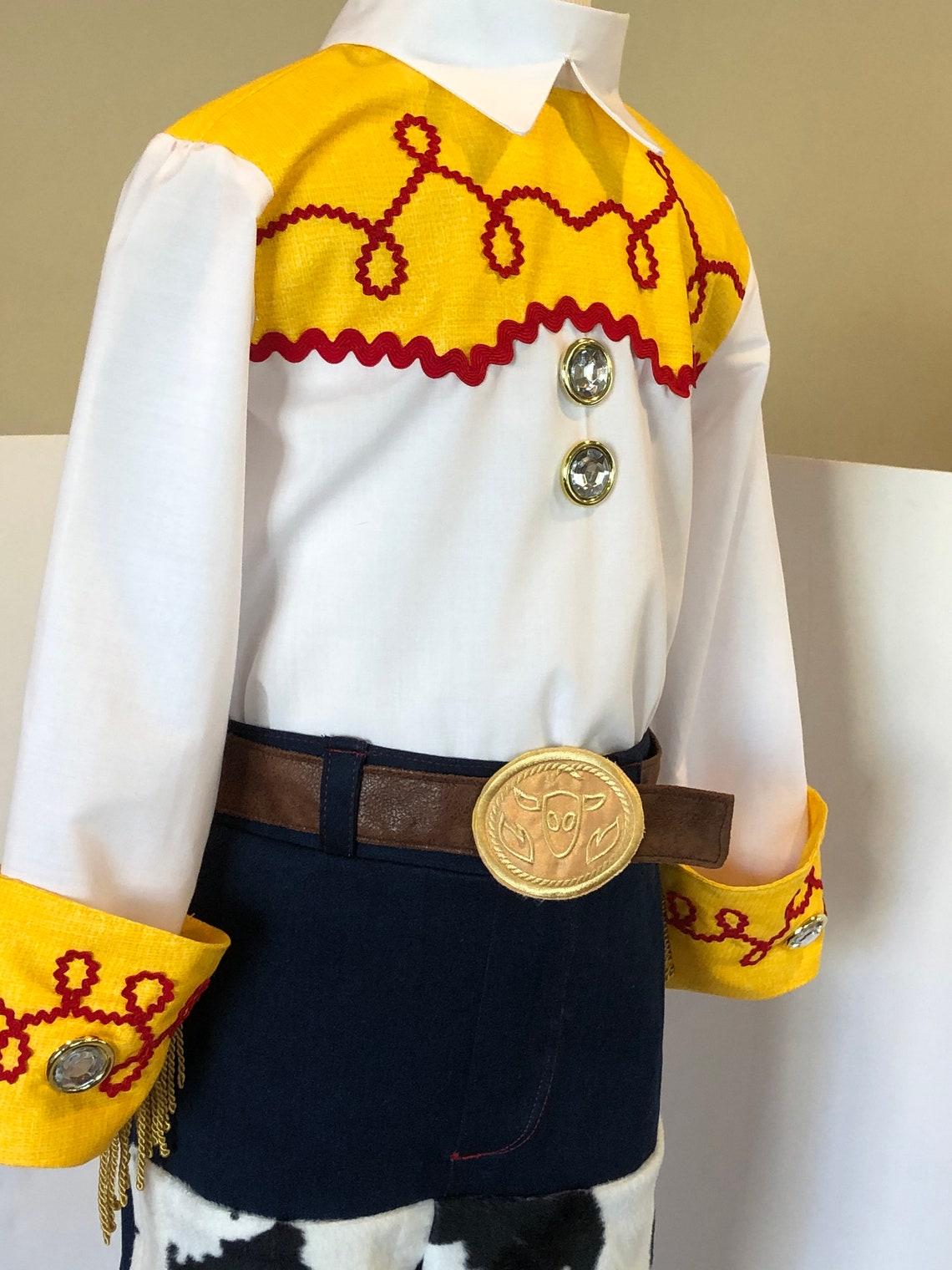 Jessie Outfit Costume 4 Piece Includes Shirt With Pull Ring | Etsy