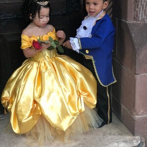 Beast Costume - BLUE Tuxedo Jacket - Prince Costume Tailcoat Beauty and ...