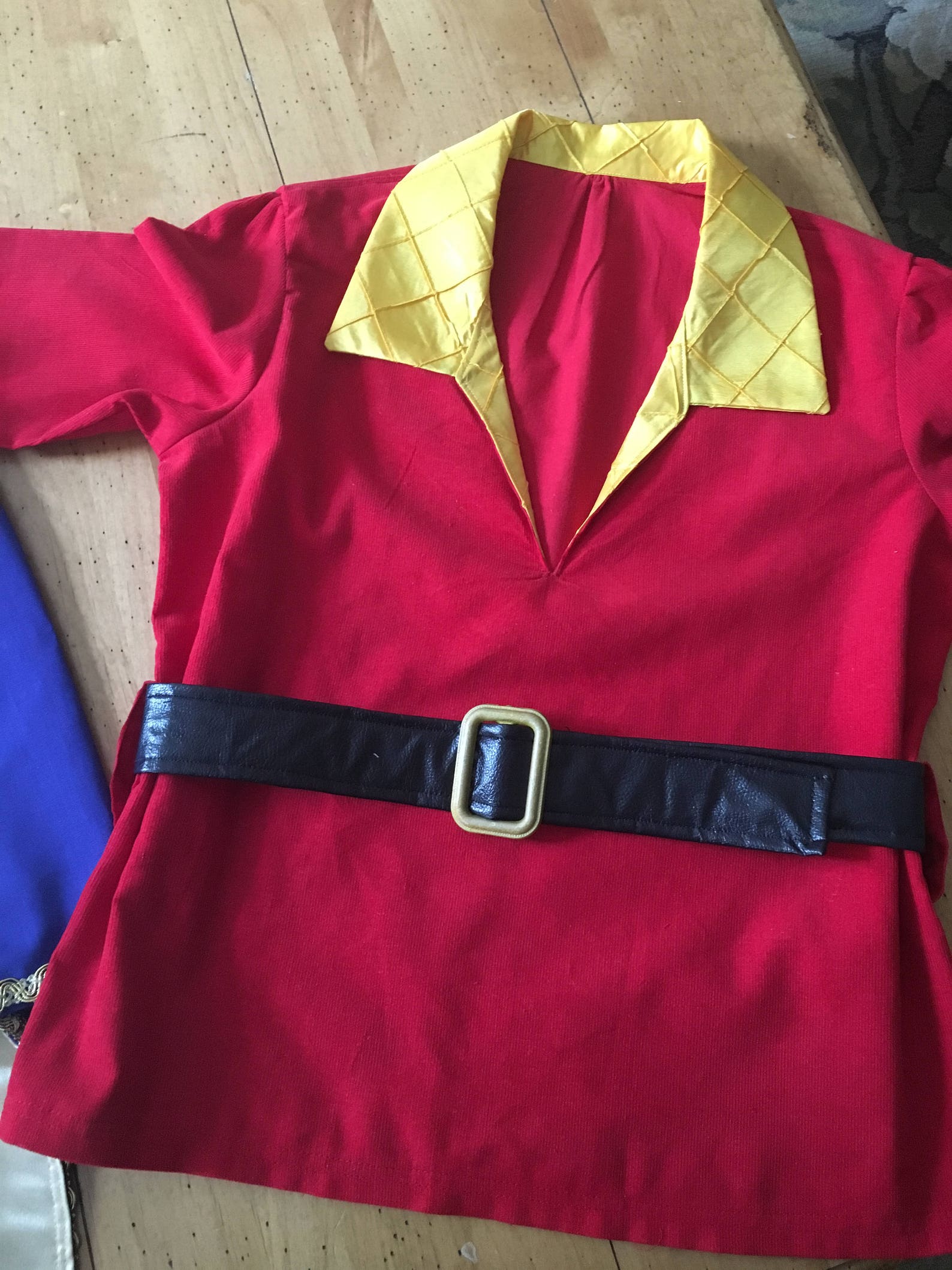 Gaston Costume Tunic and Belt 4T to Size 12 in Childrens - Etsy