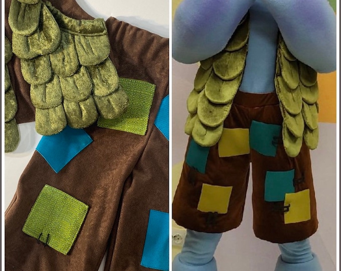 Trolls Branch 2 Piece Costume Outfit - Etsy