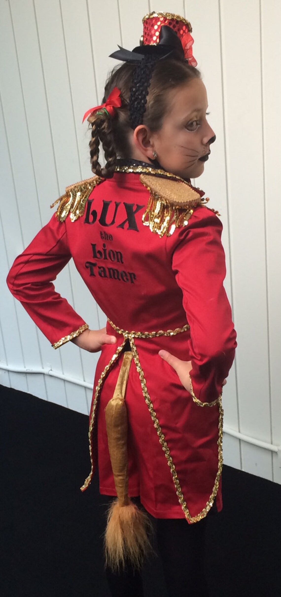 Circus Ringmaster Tuxedo Jacket with Tails w/ Personalization | Etsy