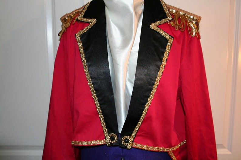 Adult Ringmaster Circus Tailcoat Jacket Costume New Years - Etsy