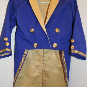 Beast Costume - BLUE Tuxedo Jacket - Prince Costume Tailcoat Beauty and ...