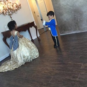 Beast Costume - BLUE Tuxedo Jacket - Prince Costume Tailcoat Beauty and ...