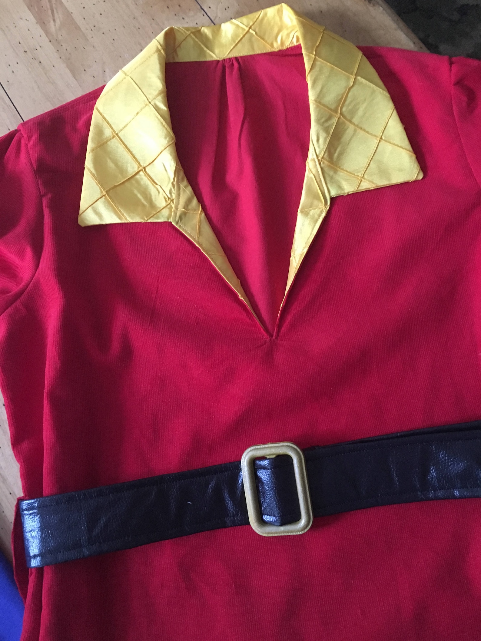 Gaston Costume Tunic and Belt 4T to Size 12 in Childrens - Etsy