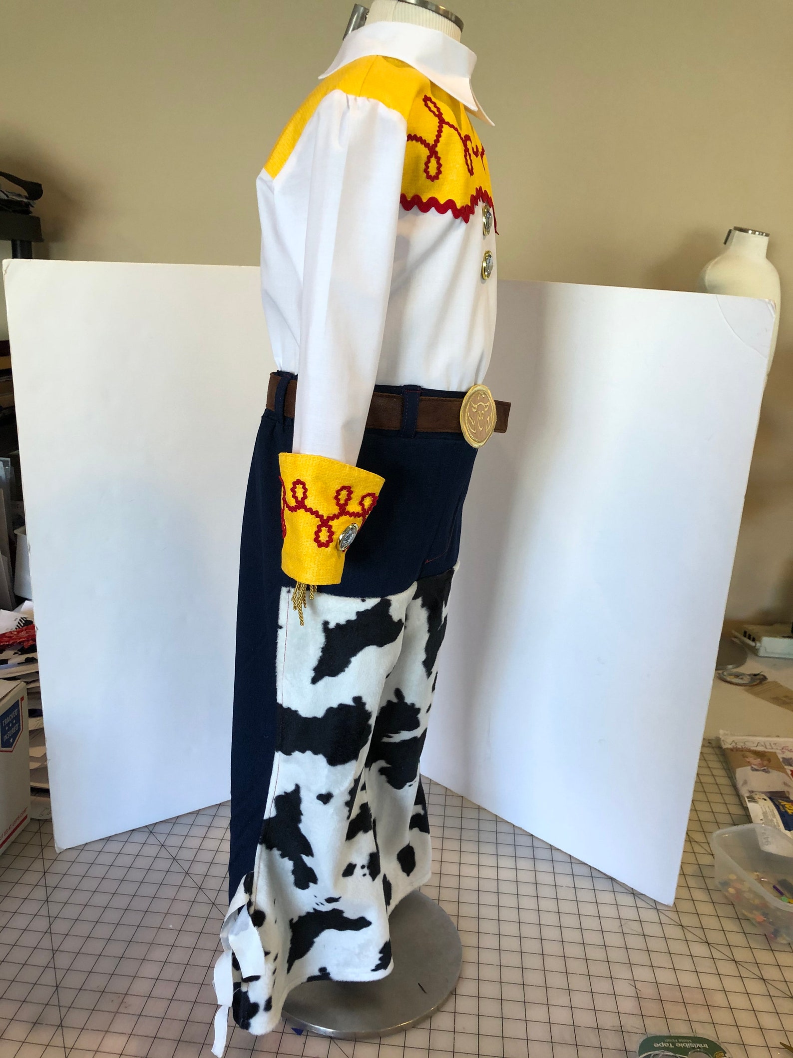 Jessie Outfit Costume 4 Piece Includes Shirt With Pull Ring - Etsy