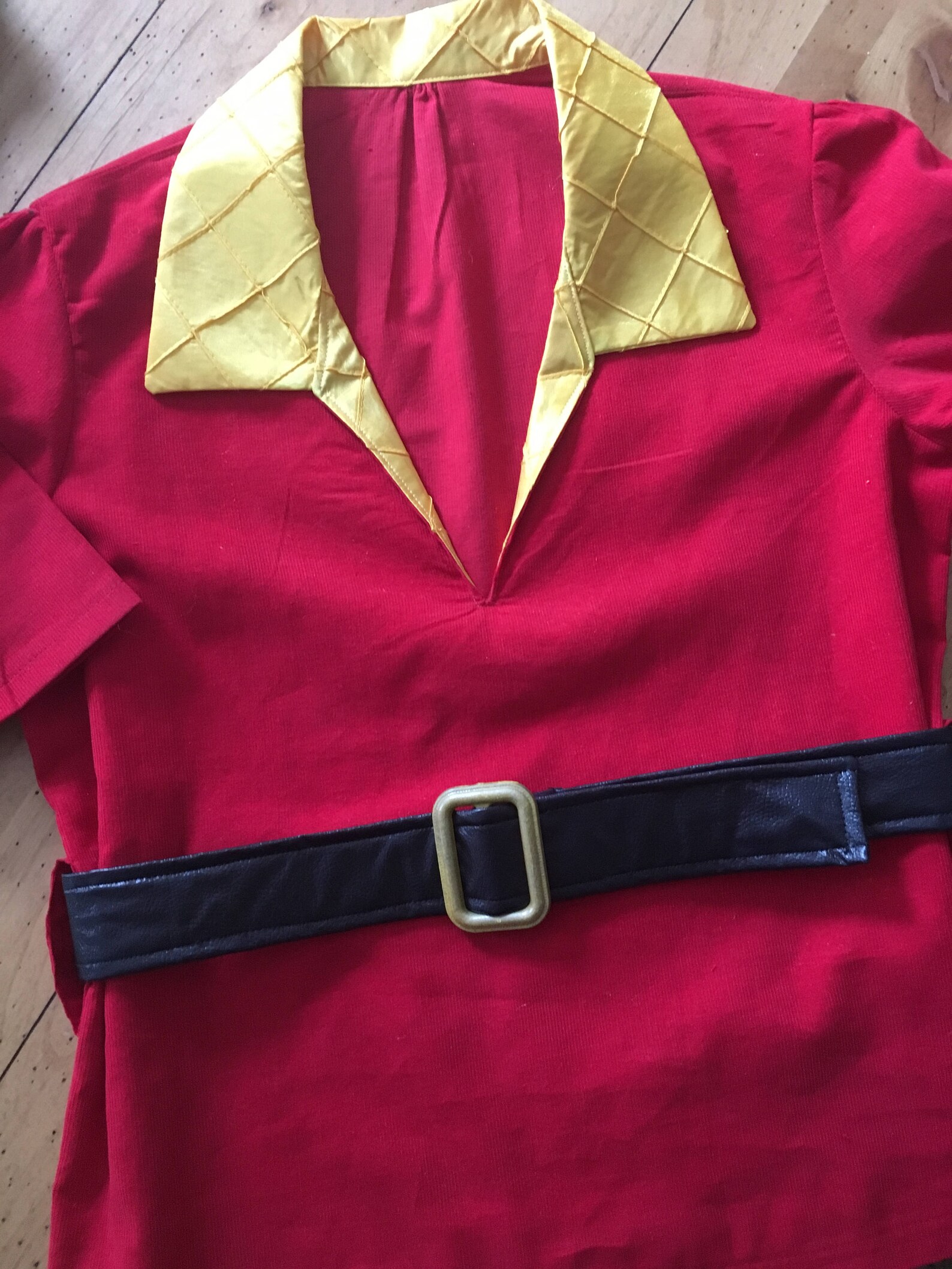 Gaston Costume Tunic and Belt 4T to Size 12 in Childrens - Etsy