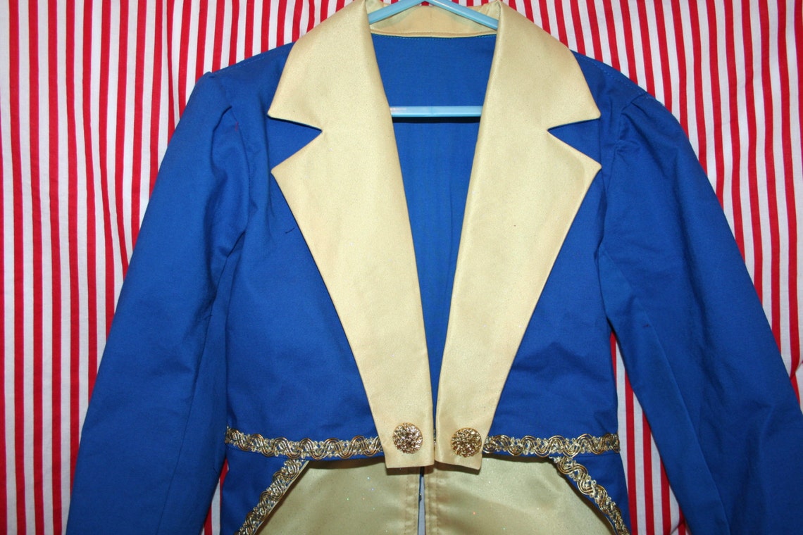 Beast Costume Adult Tailcoat Jacket Adult Sizes X-small to - Etsy