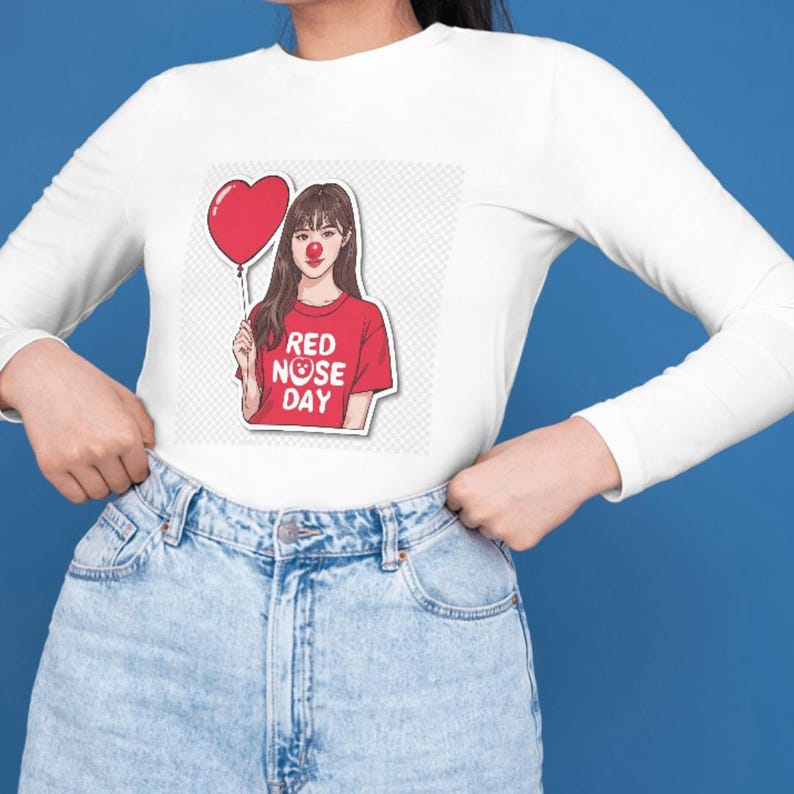 K-pop Red Nose Day PNG Designs – 30 Chibi Illustrations (digital ...