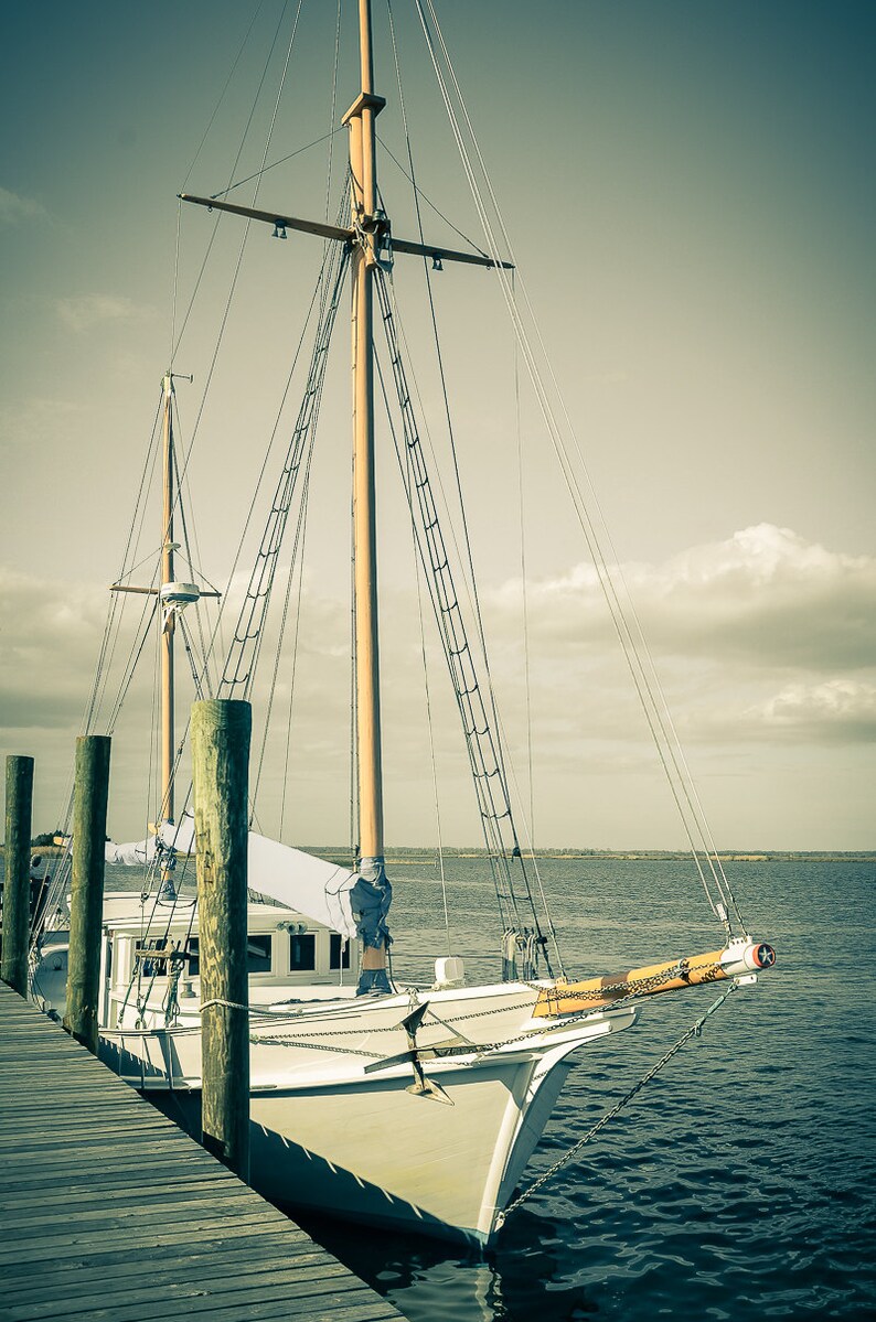 Wall Art Home Decor Nautical Sailing Docks Autumn - Etsy