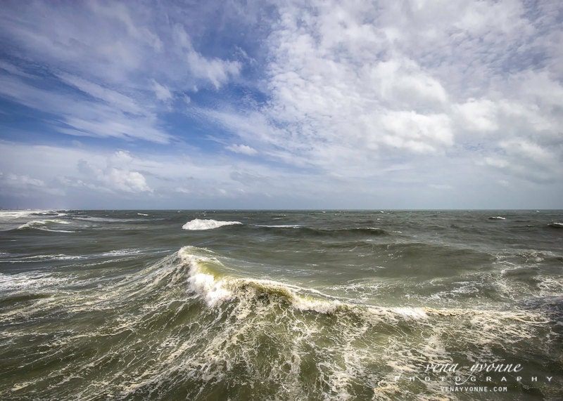 Wall Art Home Decor Big Wave Surf Storm Surge Hurricane | Etsy