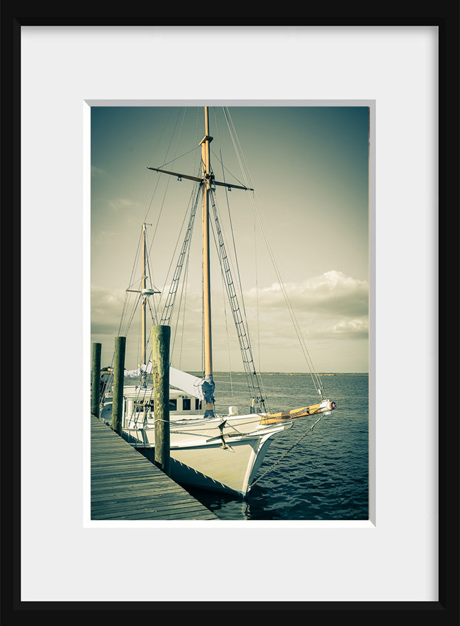 Wall Art Home Decor Nautical Sailing Docks Autumn - Etsy