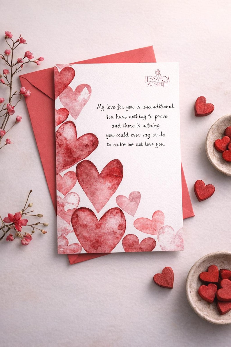 Unconditional Love Postcard - Etsy
