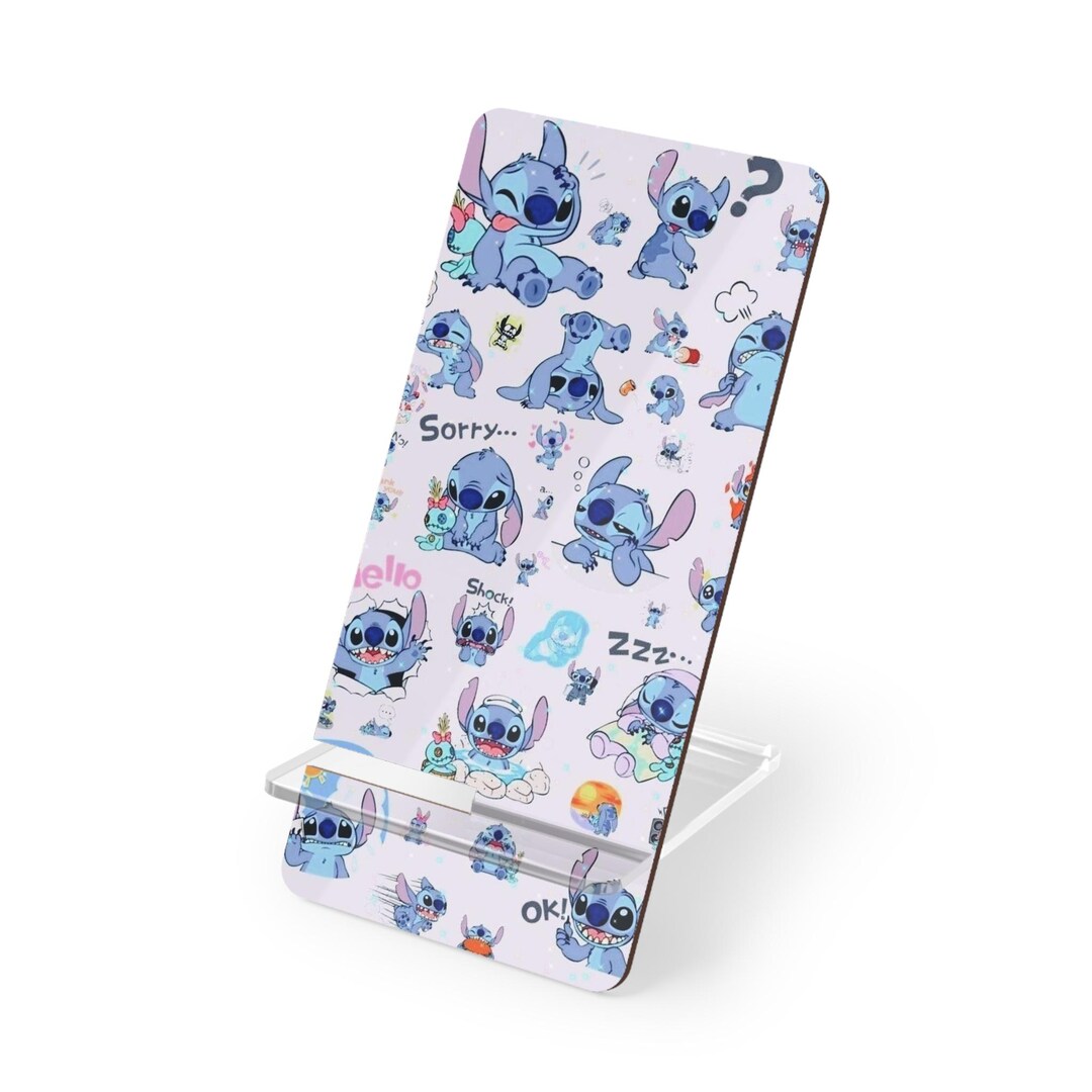 Stitch Phone Stand Mobile Display Stand for Smartphones | Embroidered ...
