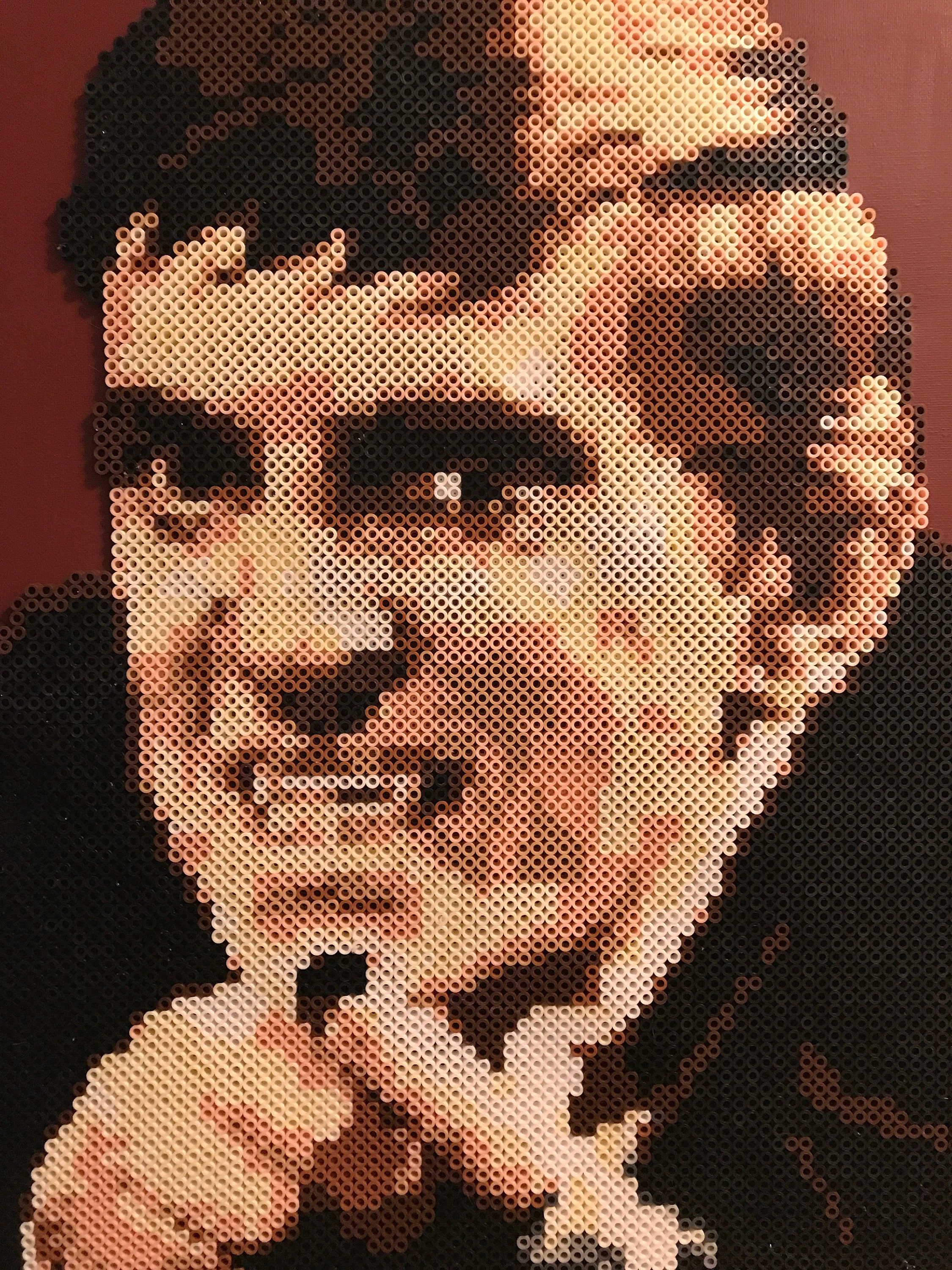 Barnabas Collins Portrait Made From Thousands of Beads - Etsy