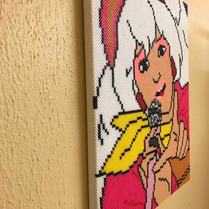 Jem From Jem and the Holograms Portrait Made From Thousands of - Etsy