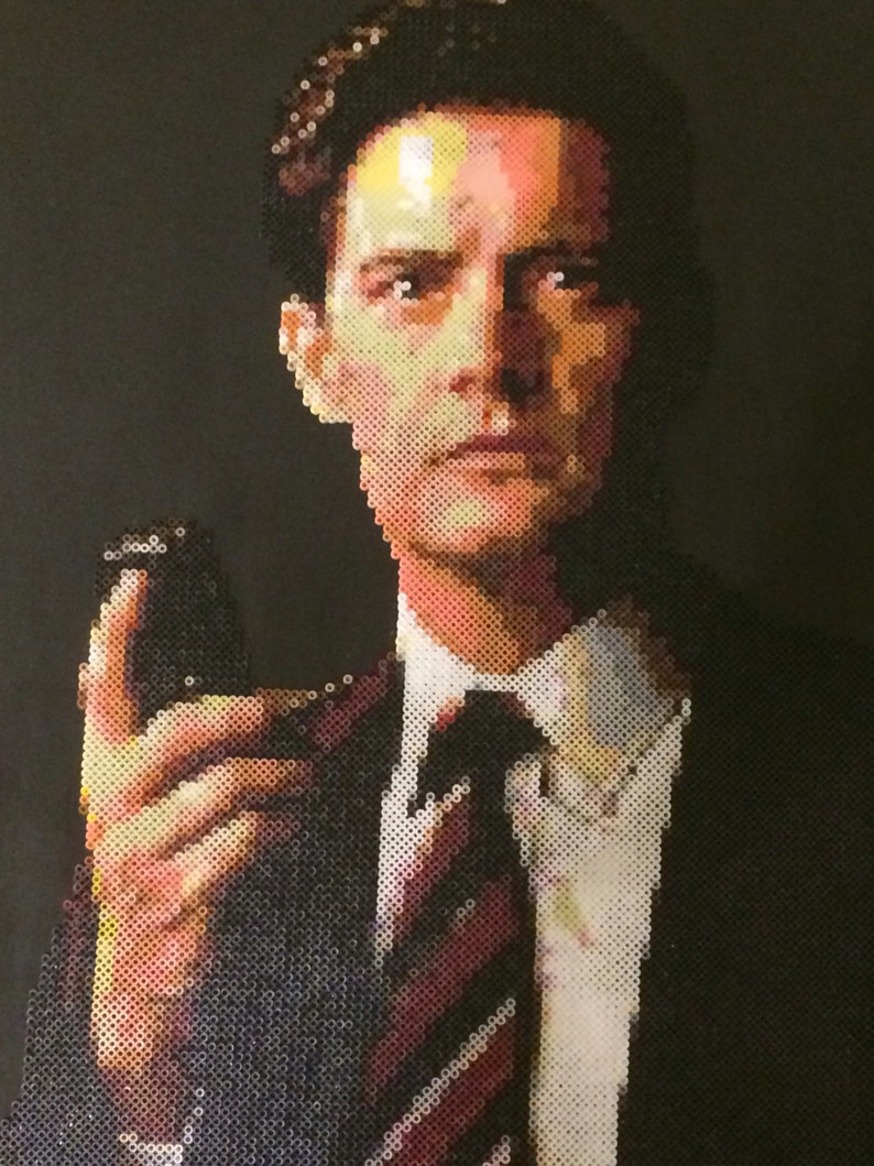FBI Special Agent Dale Cooper | Twin Peaks Portrait #4 | Perler Beads ...