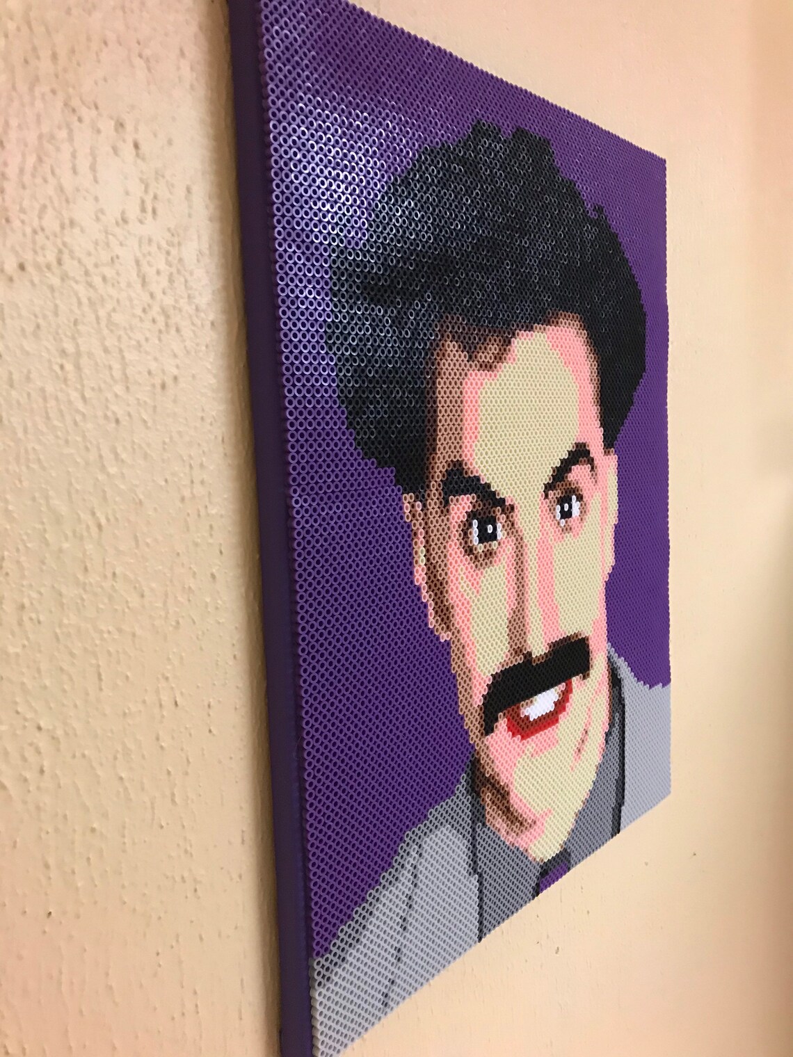 Borat Portrait Made From Thousands of Beads - Etsy