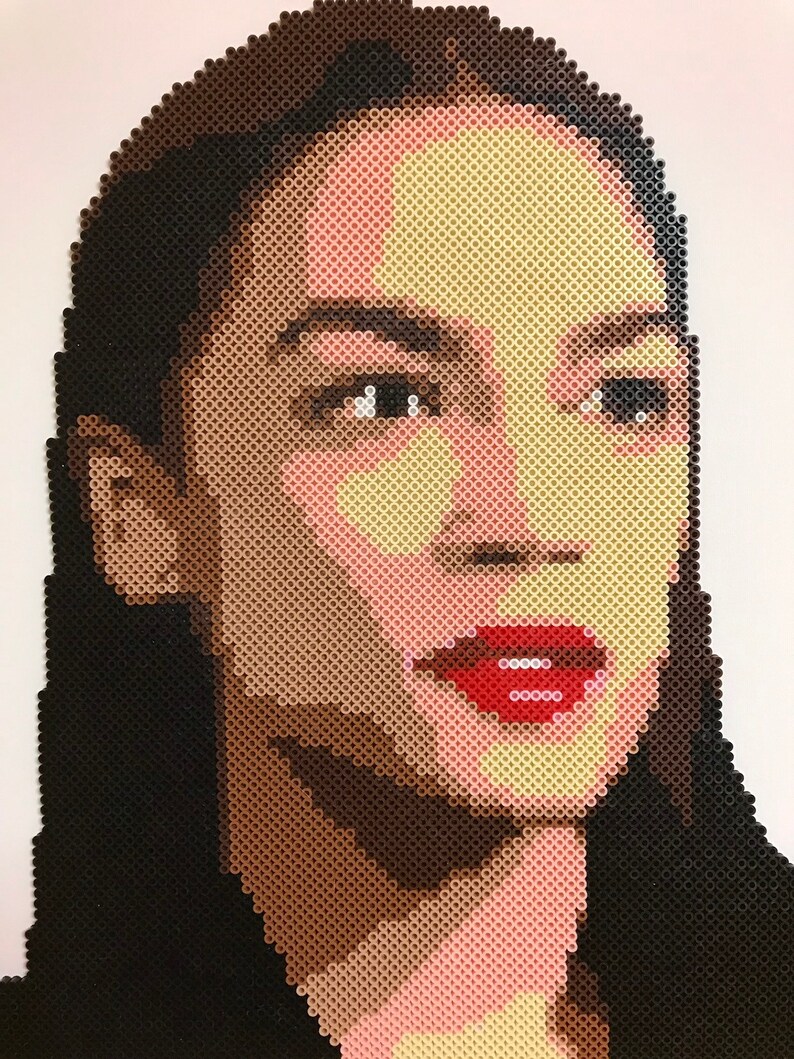 AOC Alexandria Ocasio-Cortez portrait made from thousands of | Etsy