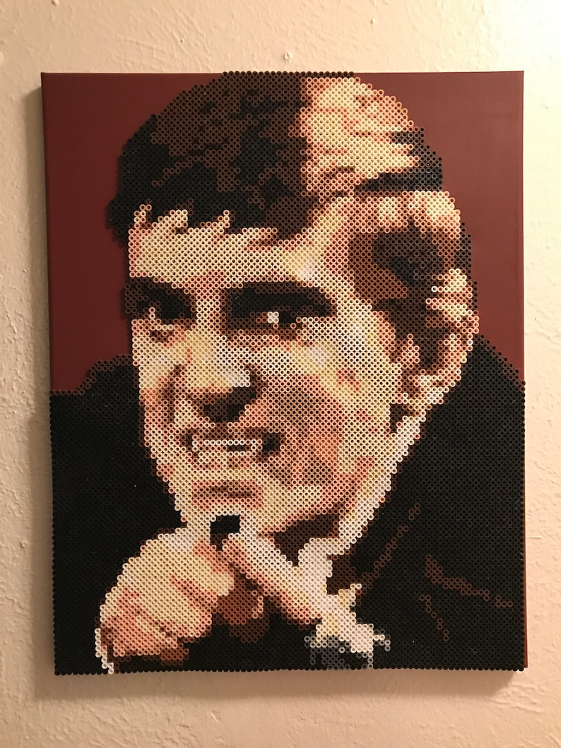 Barnabas Collins Portrait Made From Thousands of Beads - Etsy