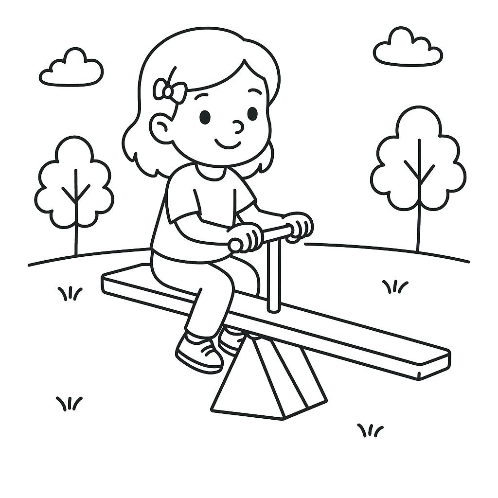 Coloring Book- Kids at Play – Printable Book for Children (30 Fun Pages ...