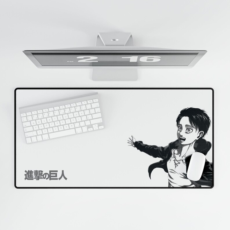 Attack on Titan Eren Yeager Mouse Pad Open-arms Manga Artwork Desk Mat ...