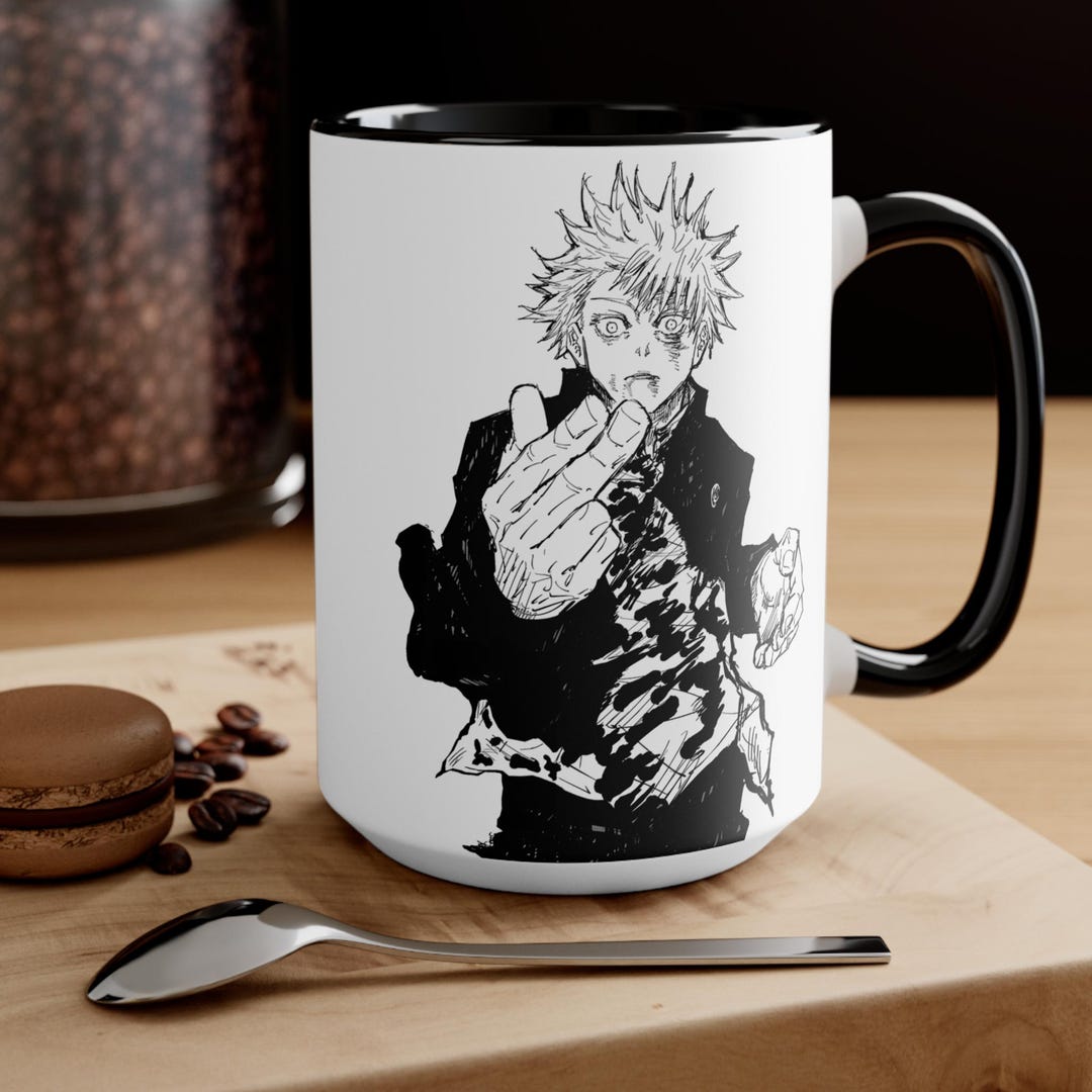 Gojo Satoru Mug | Jujutsu Kaisen Accent Mug - Etsy