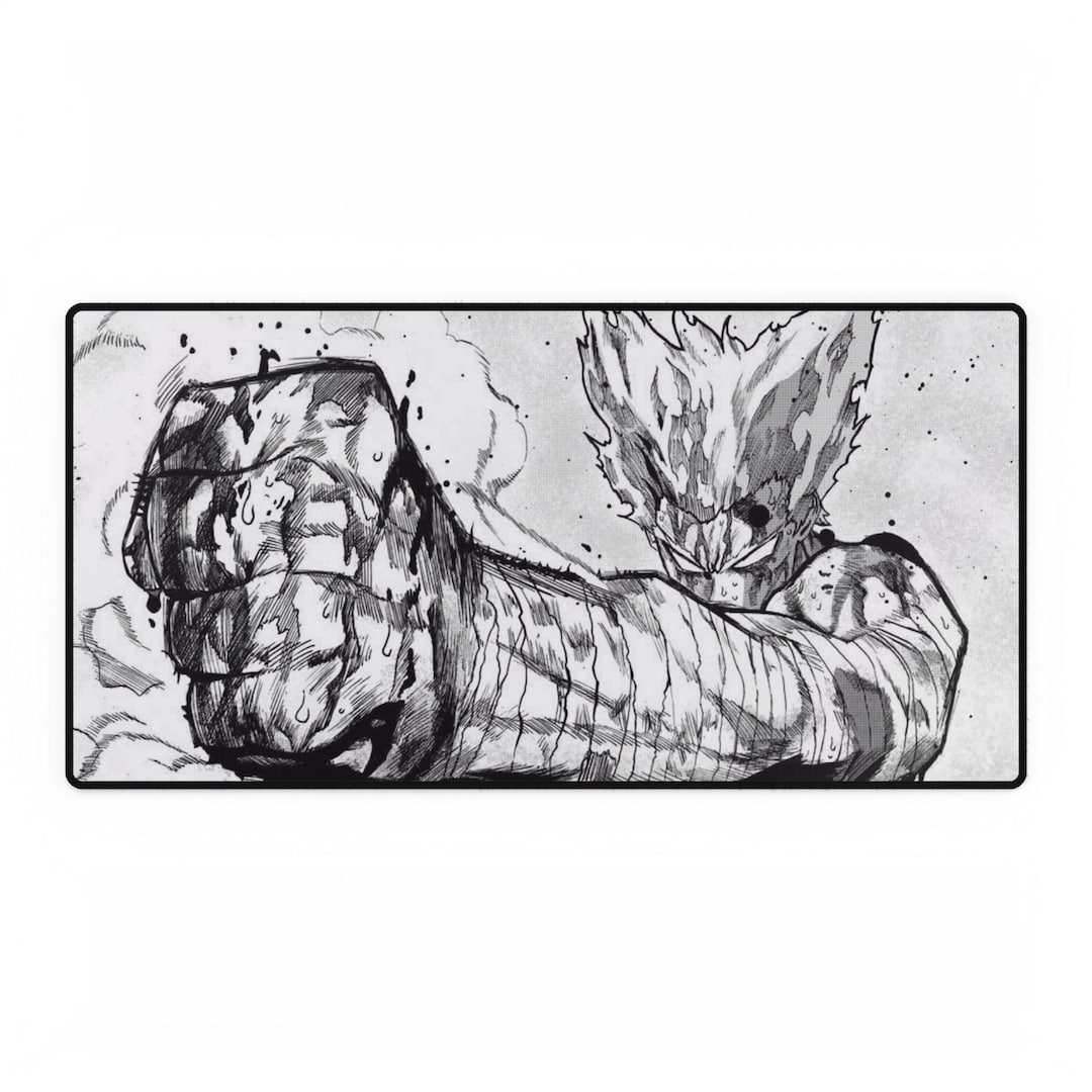 Anime Desk Mat | Garou Design, Gamer Desk Pad - Etsy