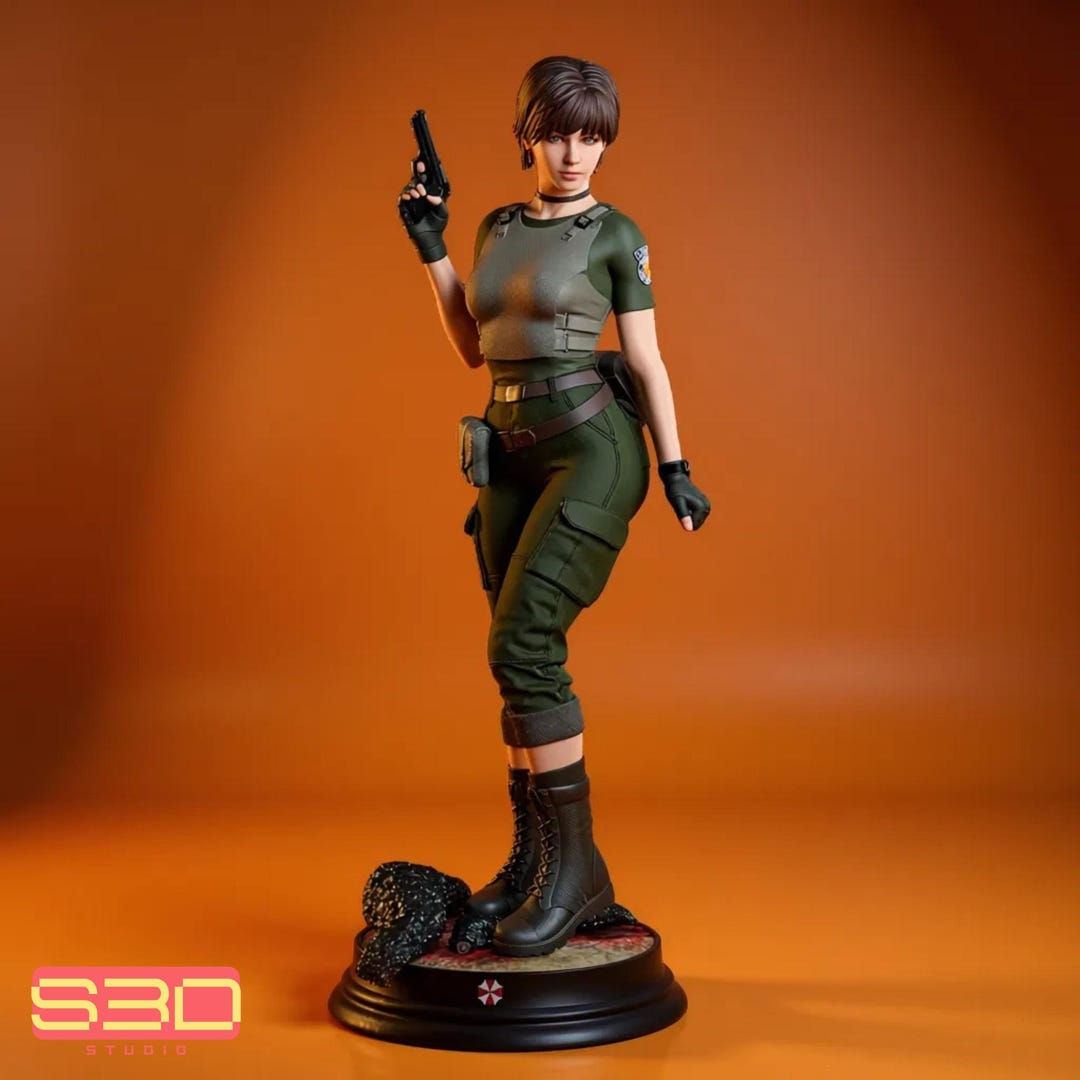Tactical Survival Heroine Statue STL – Multiple Scale Female 3D Print ...