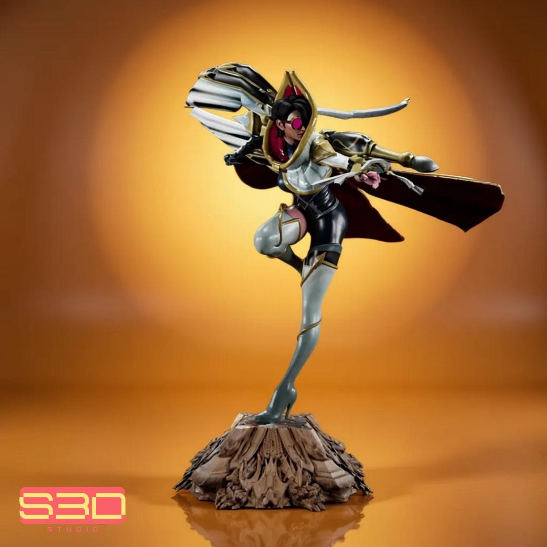 Sentinel Vayne 3D Print STL | League of Legends Figure 1/6 Scale ...